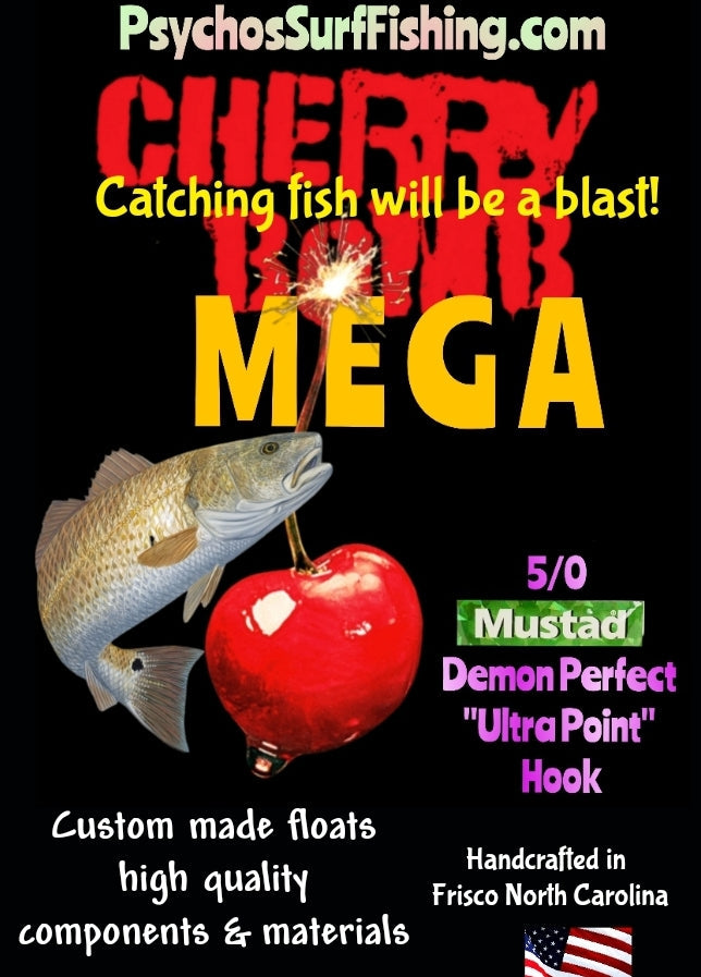 CHERRY BOMB – Psycho's Surf Fishing Rigs & More